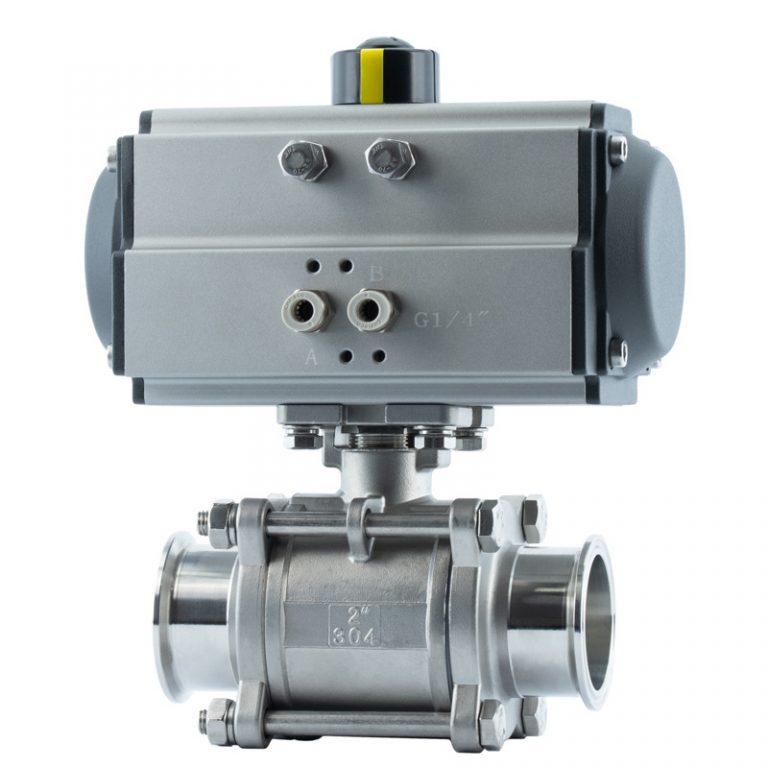 “Shure Valve” Pneumatic Ball Valve Quick-loading CLAMP Ball Valve ...