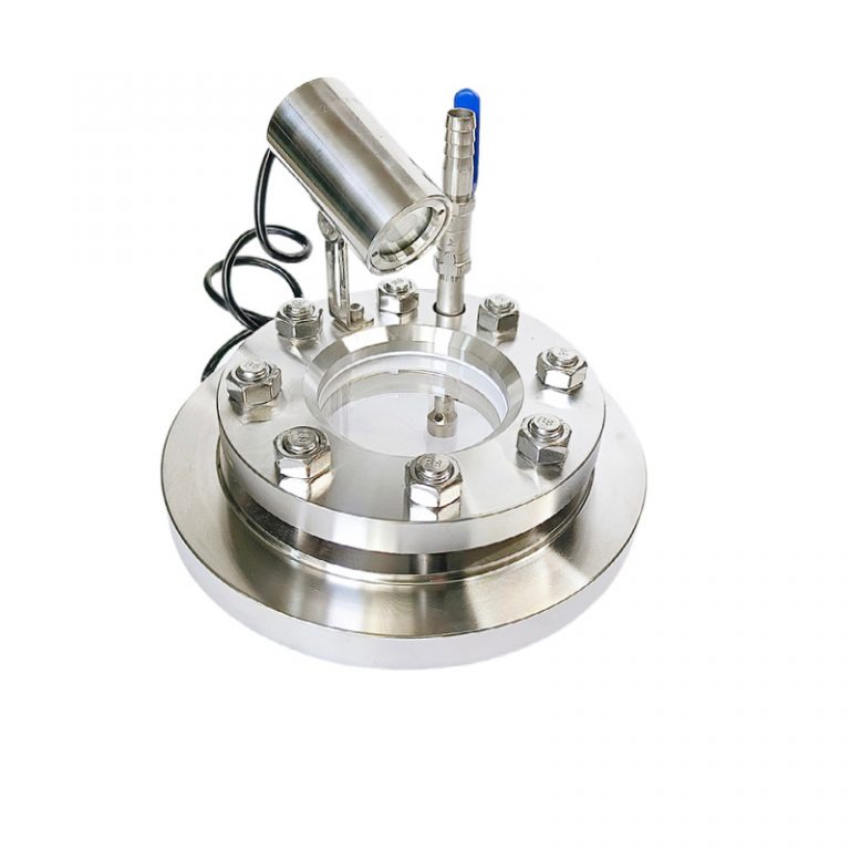 “SHURE” Sight glass with SB spotlight and flushing device pressure ...